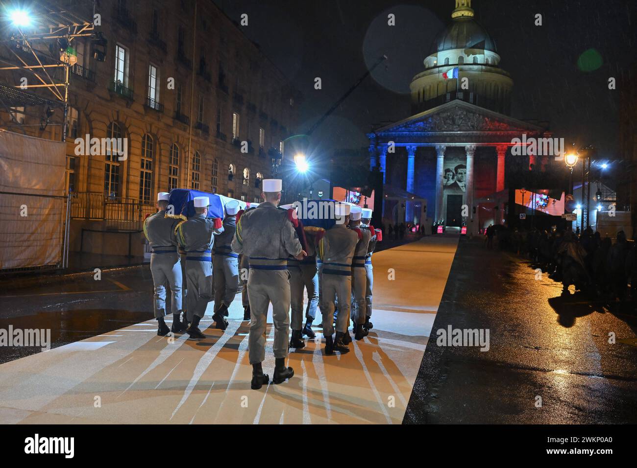 State ceremony for the induction into the mausoleum the Pantheon of ...