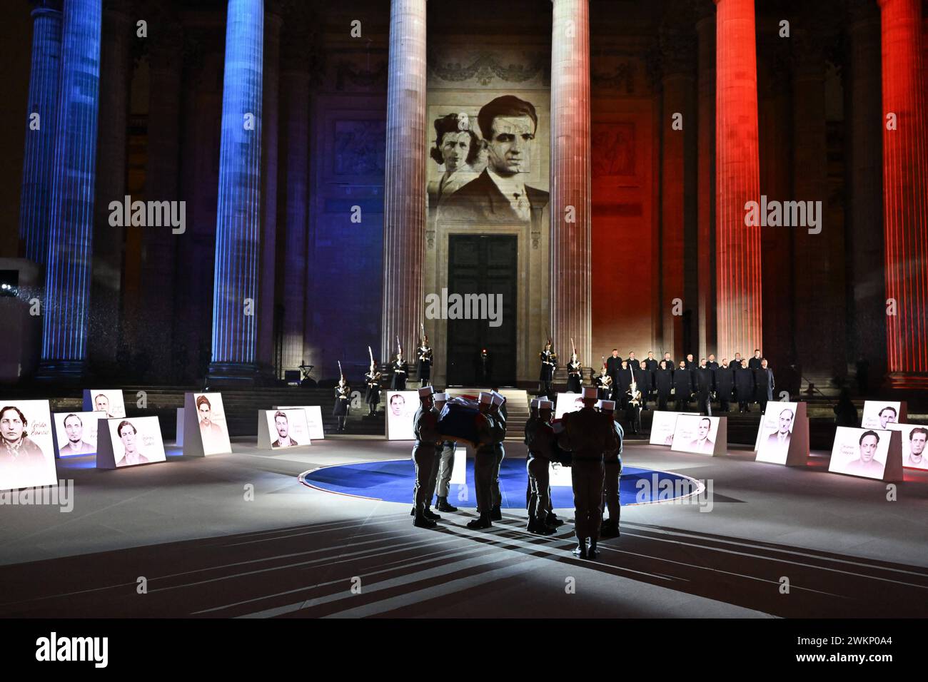 State ceremony for the induction into the mausoleum the Pantheon of ...