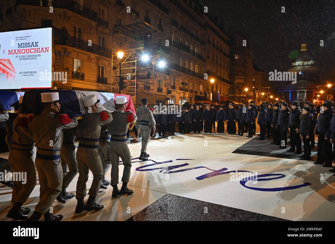 State ceremony for the induction into the mausoleum the Pantheon of ...