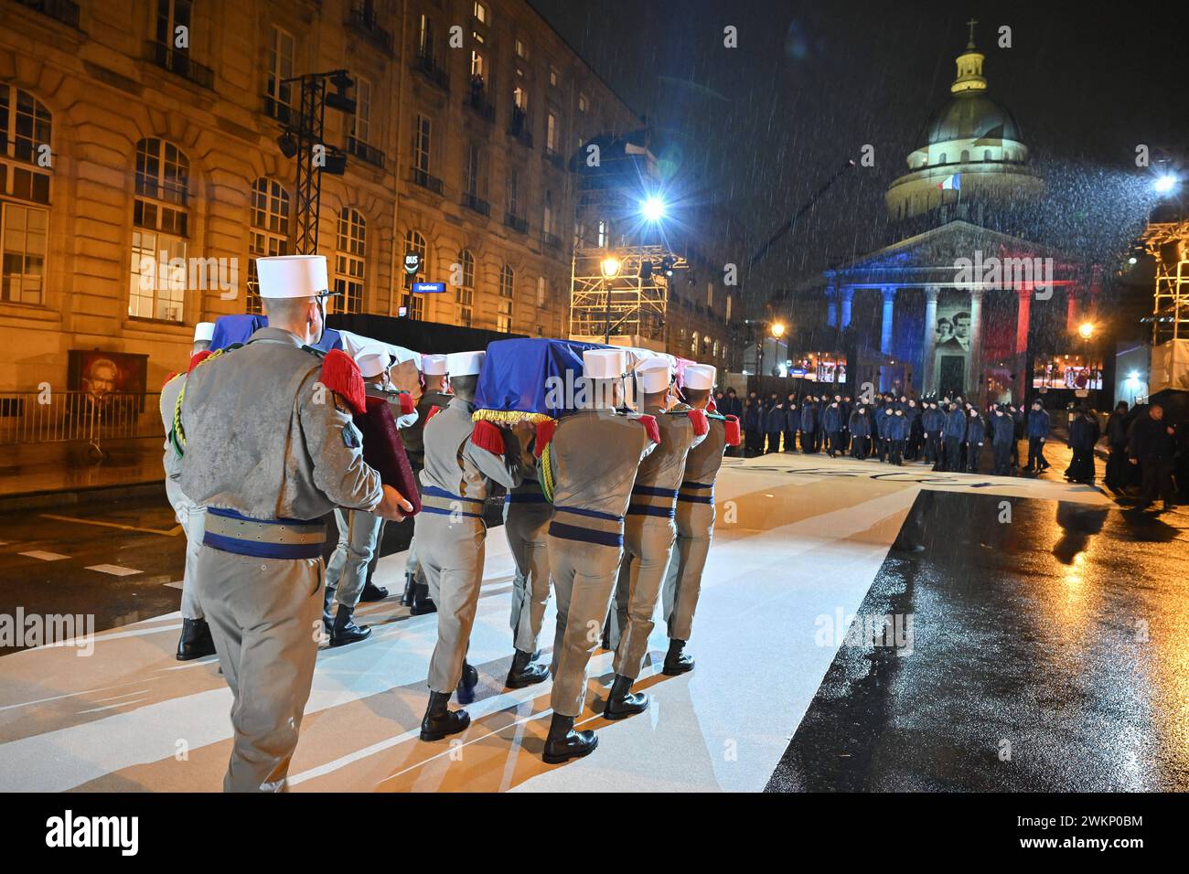 State ceremony for the induction into the mausoleum the Pantheon of ...