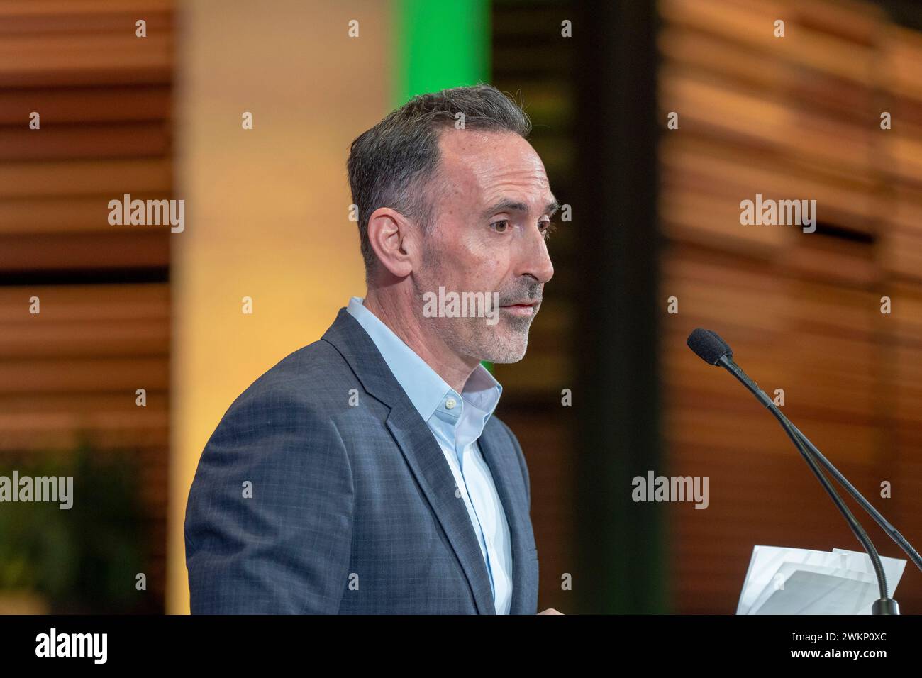 New York, New York, USA. 21st Feb, 2024. (NEW) Governor Hochul Delivers ...