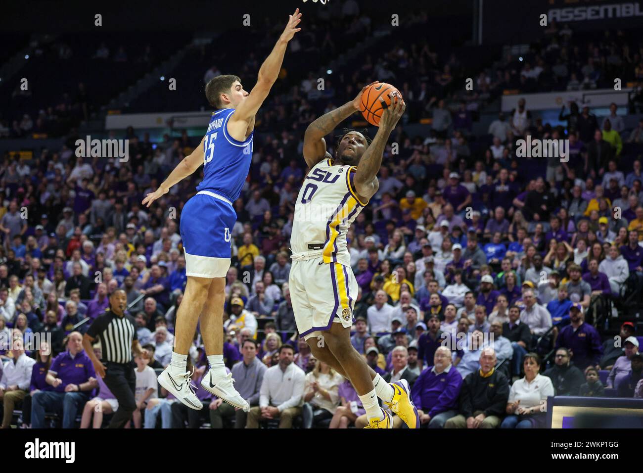 Baton Rouge, LA, USA. 21st Feb, 2024. Kentucky's Reed Sheppard (15 ...