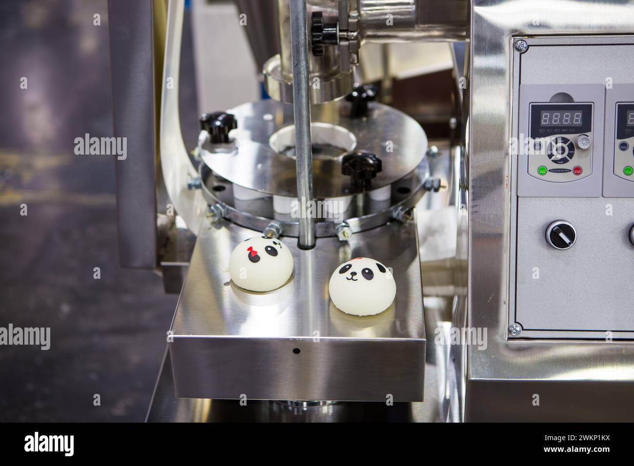 Food processing machine for steamed stuff bun Stock Photo - Alamy