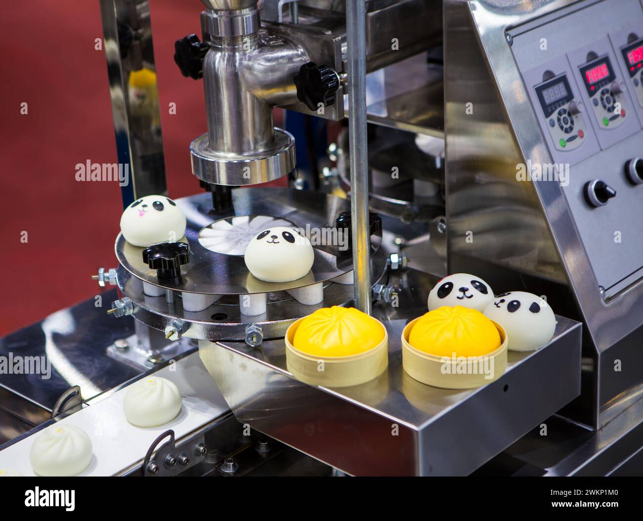 Food processing machine for steamed stuff bun Stock Photo - Alamy