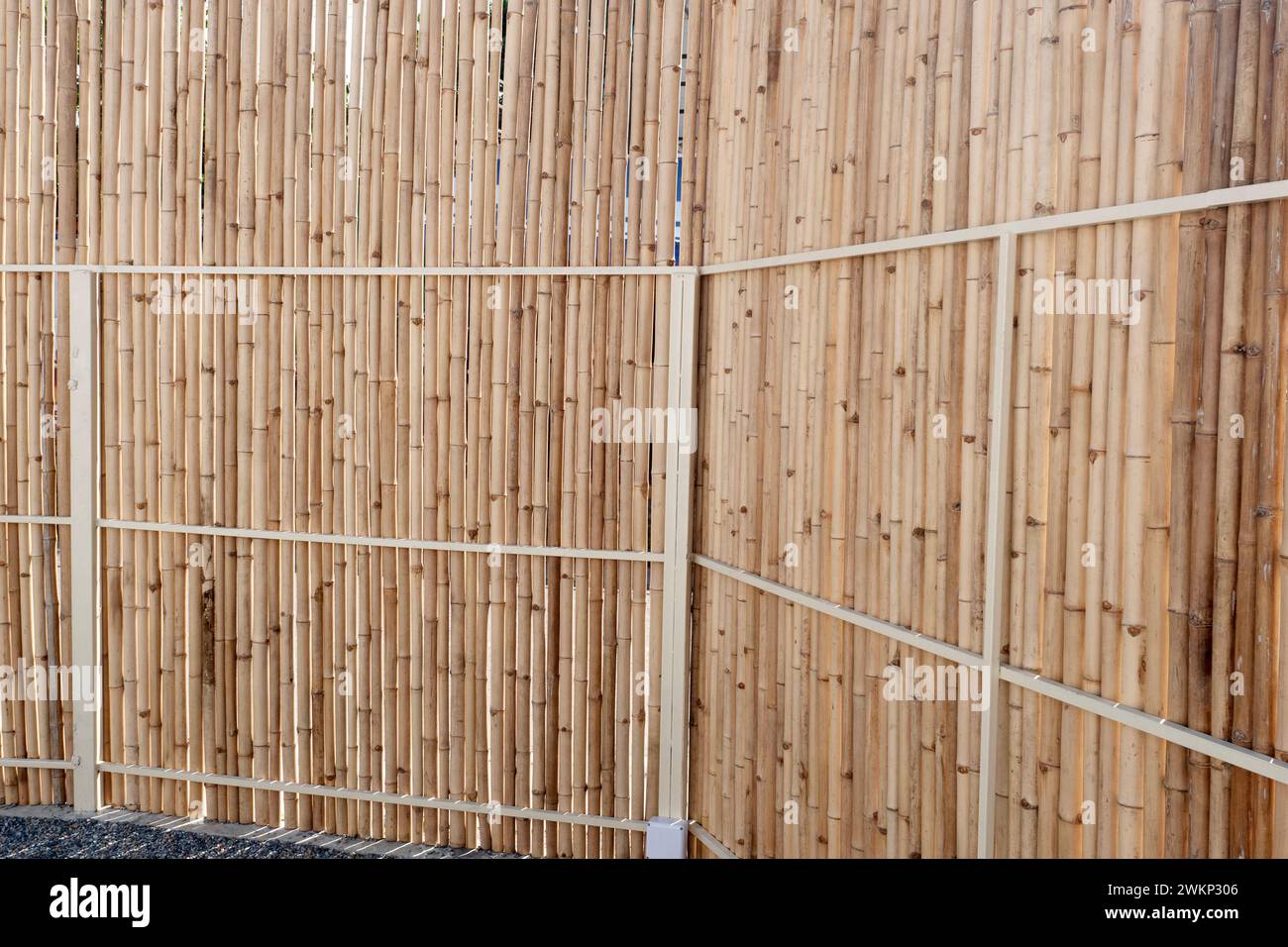 bamboo fence or wall texture background for interior or exterior design ...