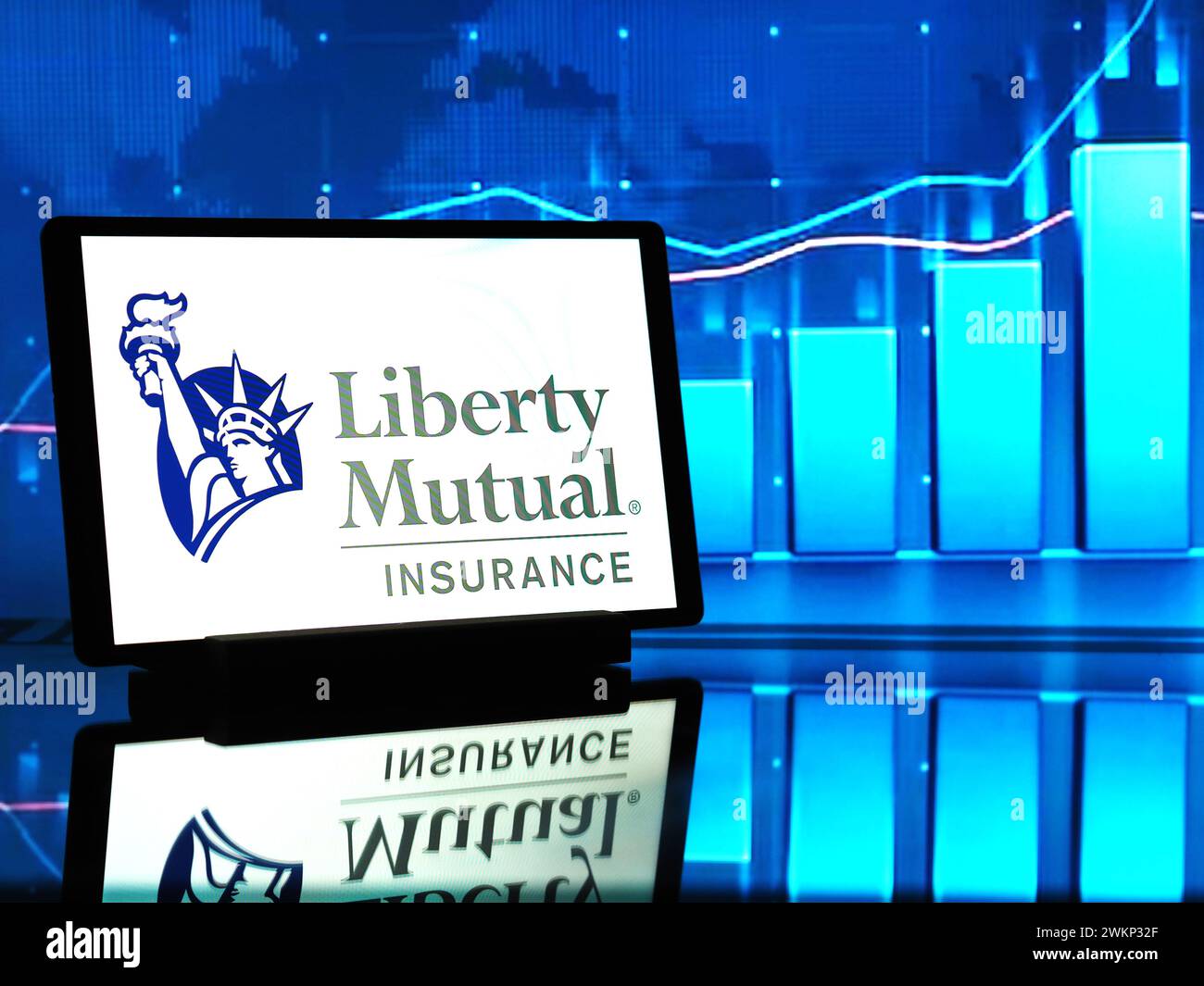 Germany. 22nd Feb, 2024. In this photo illustration, Liberty Mutual ...