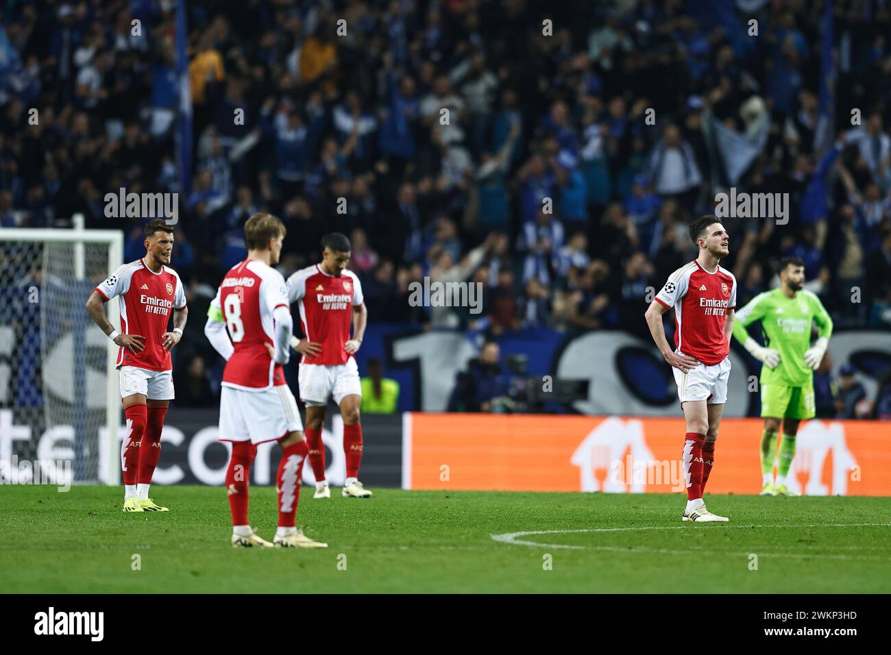 Porto, Portugal. 21st Feb, 2024. Arsenal team group (Arsenal) Football ...