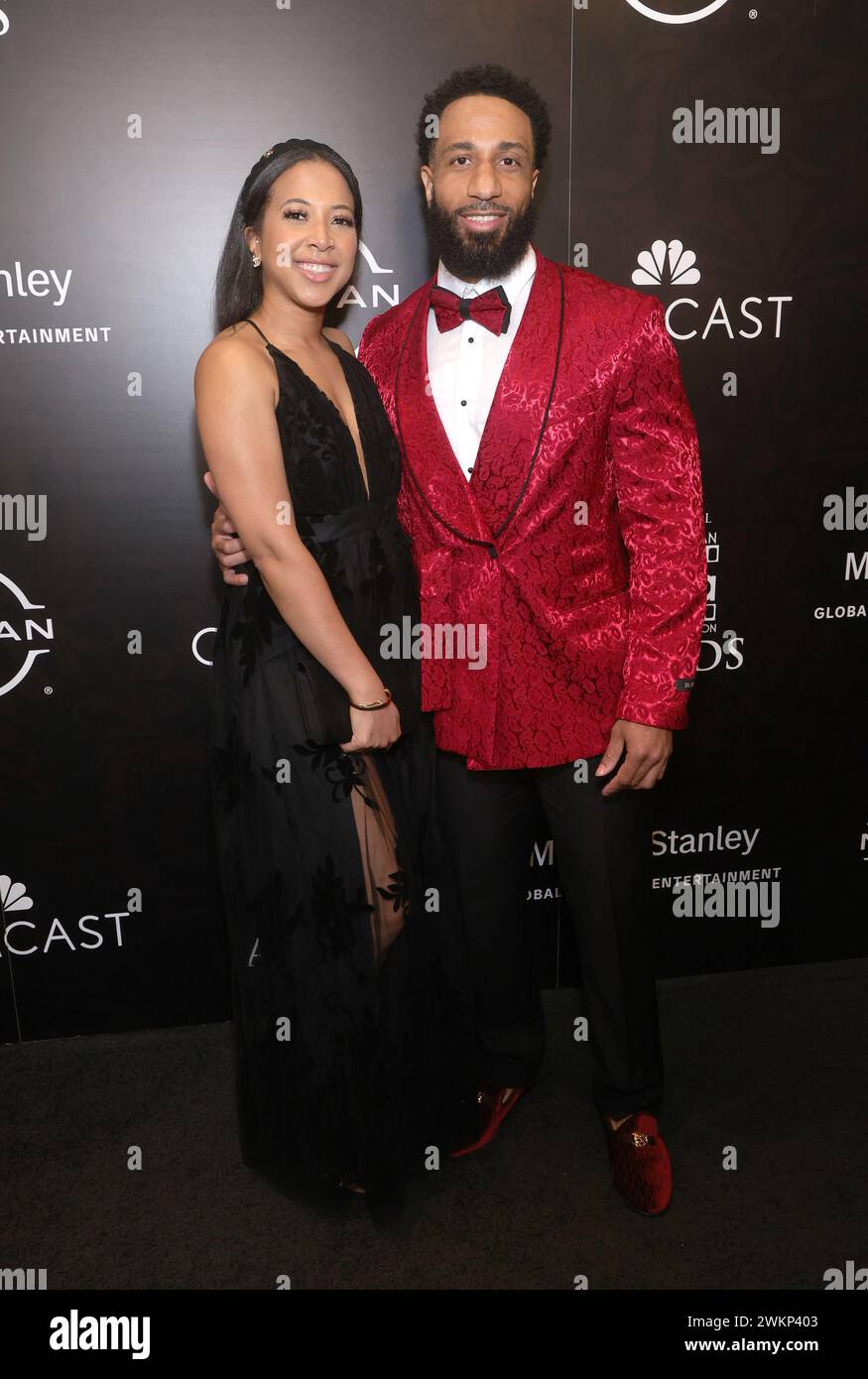 Beverly Hills, Ca. 21st Feb, 2024. Nesha Johnson and Johnathan Johnson ...