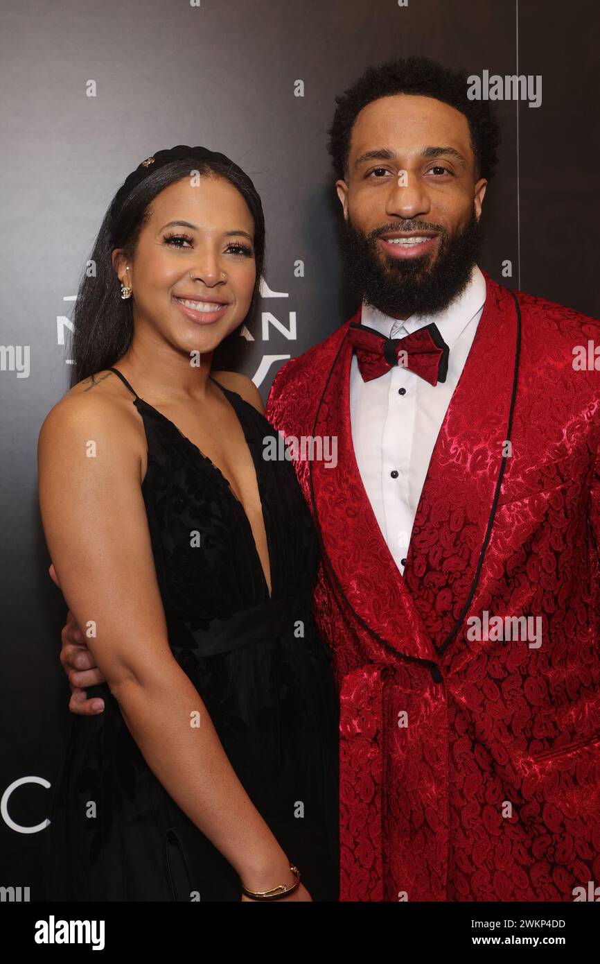 Beverly Hills, Ca. 21st Feb, 2024. Nesha Johnson and Johnathan Johnson ...