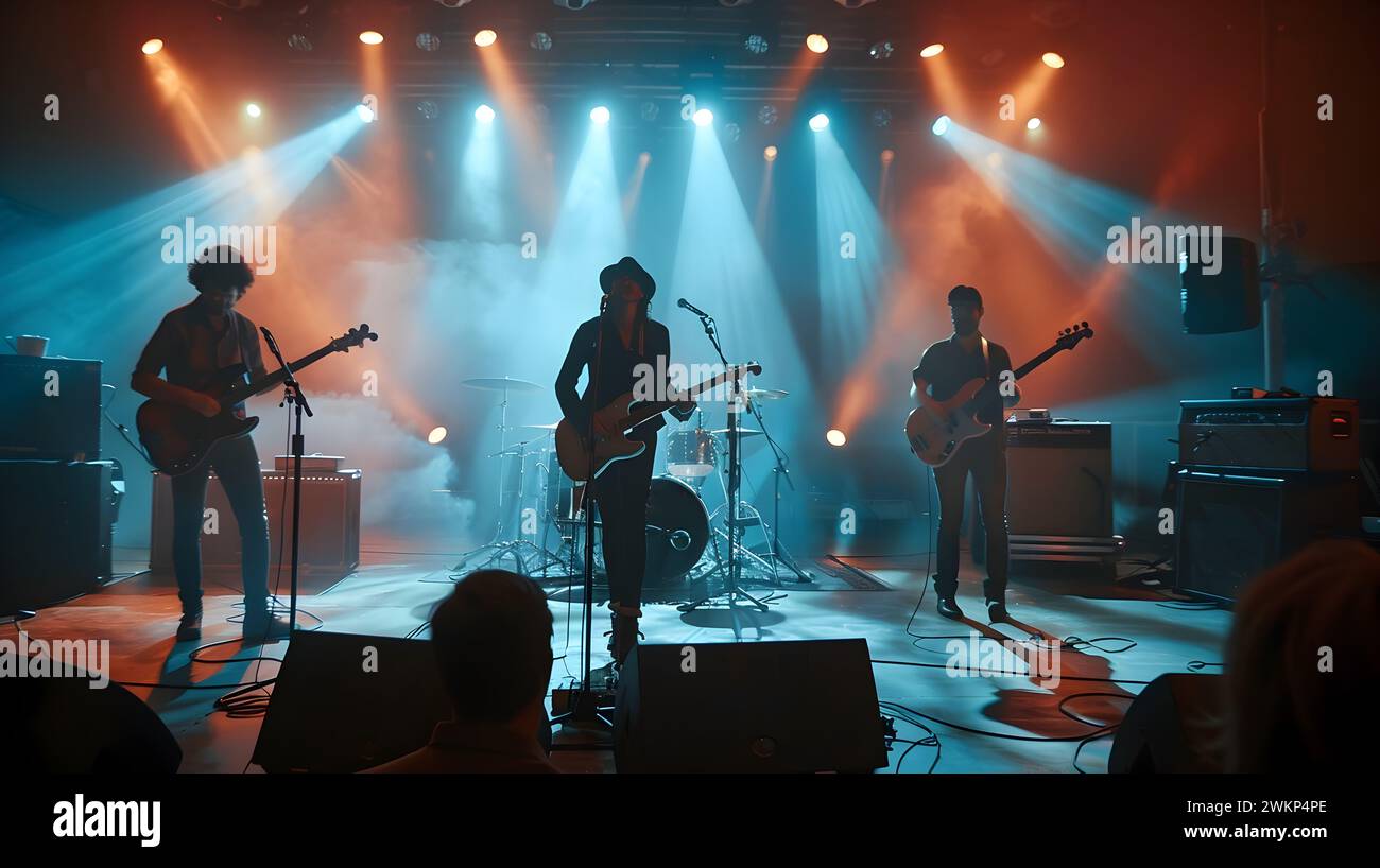 Performers spotlight hi-res stock photography and images - Alamy
