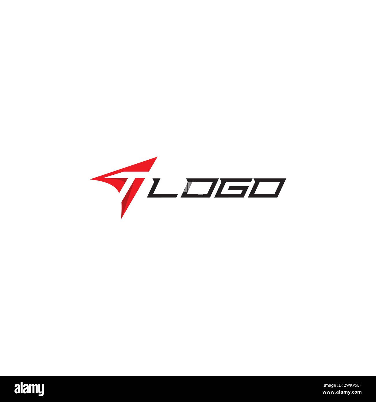 T Arrow Logo Simple and Clean Design Stock Vector Image & Art - Alamy