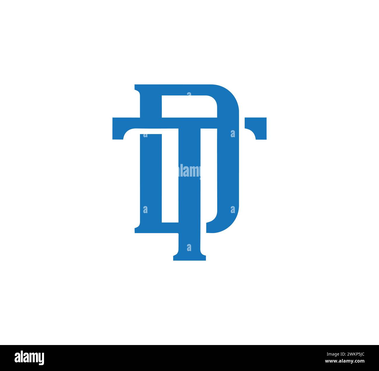 Td minimal logo design Cut Out Stock Images & Pictures - Alamy
