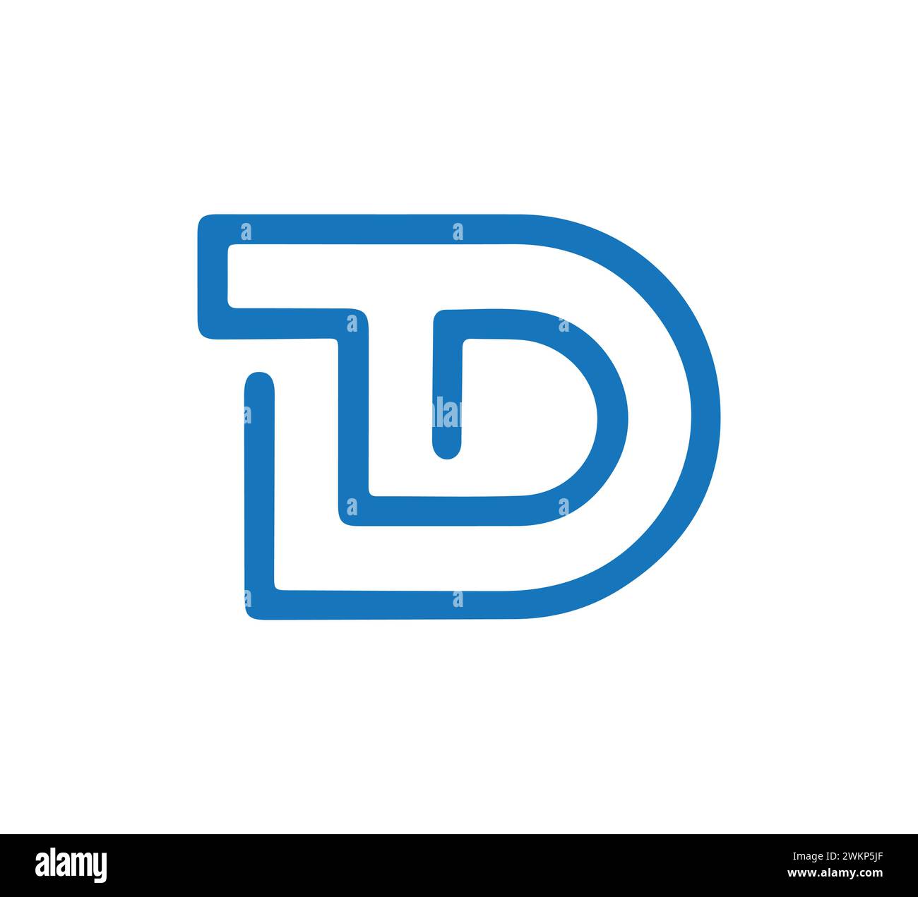 TD letter logo design vector Stock Vector Image & Art - Alamy