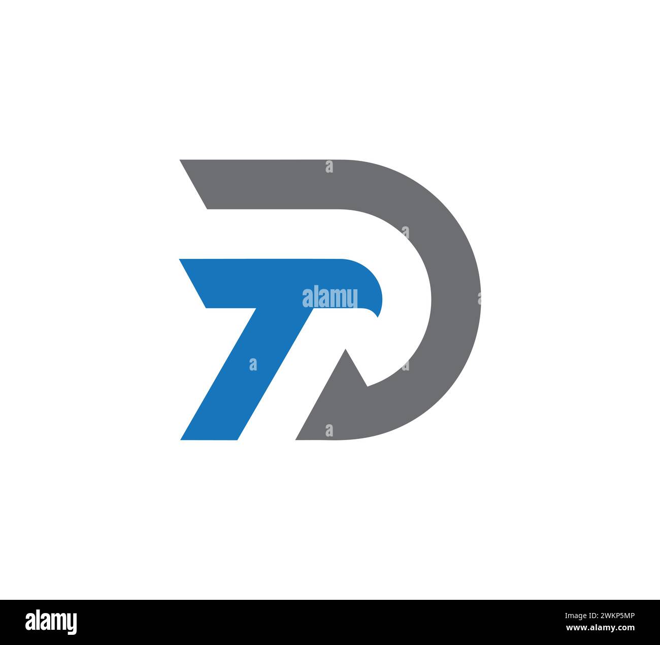 TD letter logo design vector Stock Vector Image & Art - Alamy