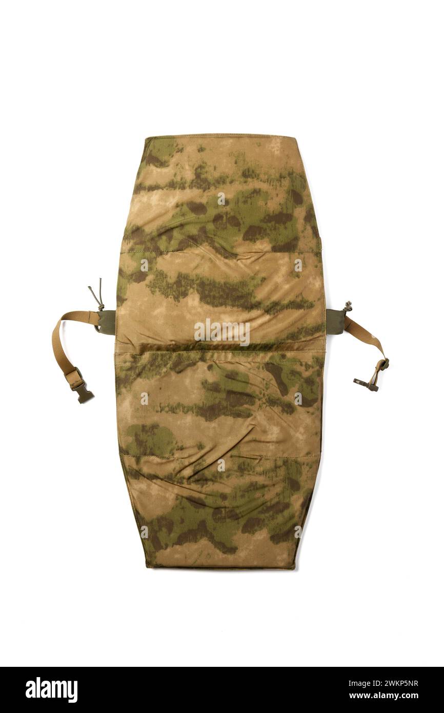 Camouflage bulletproof vest isolated on white background Stock Photo ...
