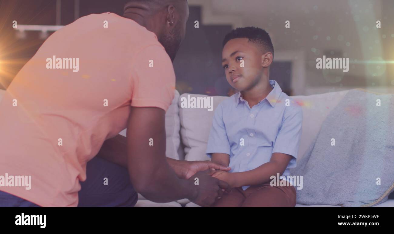 Father son talking serious hi-res stock photography and images - Alamy