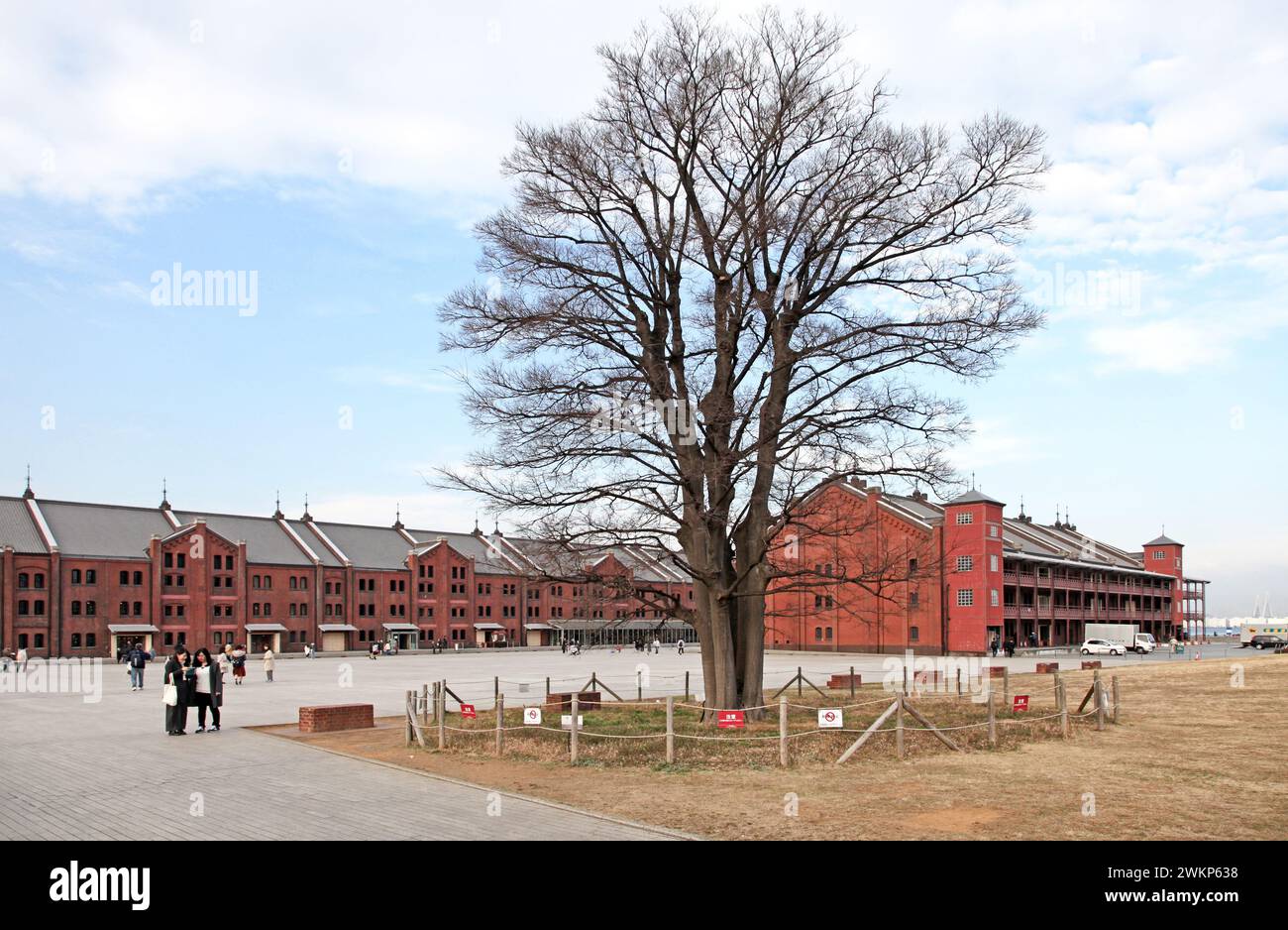 The Red Brick Warehouse is a historical building in Yokohama, Japan ...
