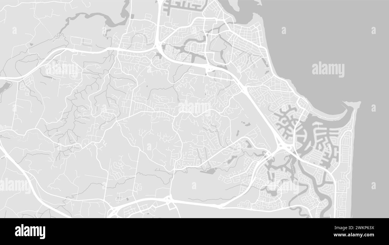 Sunshine coast map Black and White Stock Photos & Images - Alamy