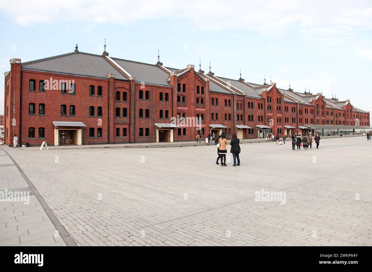 The Red Brick Warehouse is a historical building in Yokohama, Japan ...