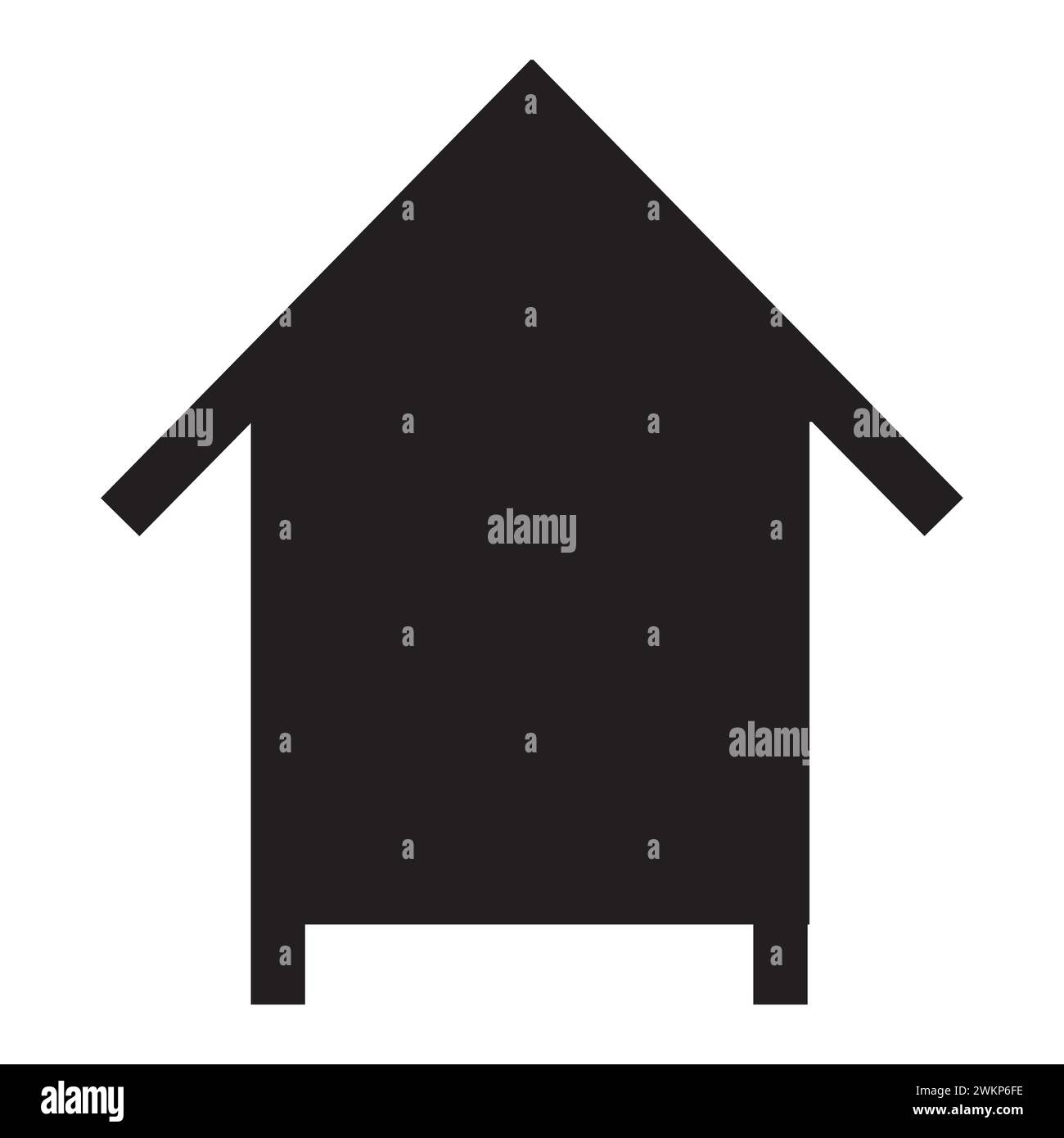 Bee hive. House for honey bees. Vector illustration isolated on white ...