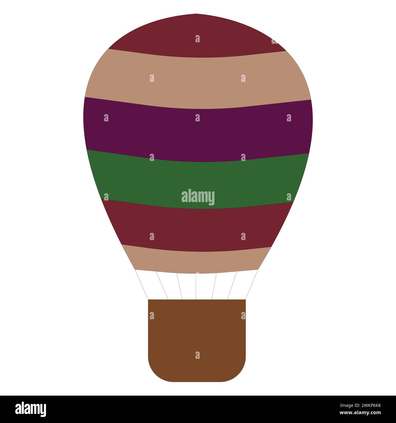 Bright colorful travel balloon. Vector illustration Stock Vector Image ...