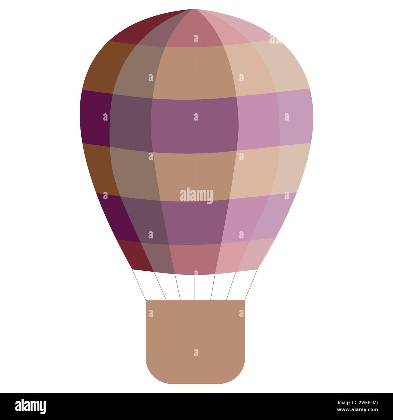 Bright colorful travel balloon. Vector illustration Stock Vector Image ...