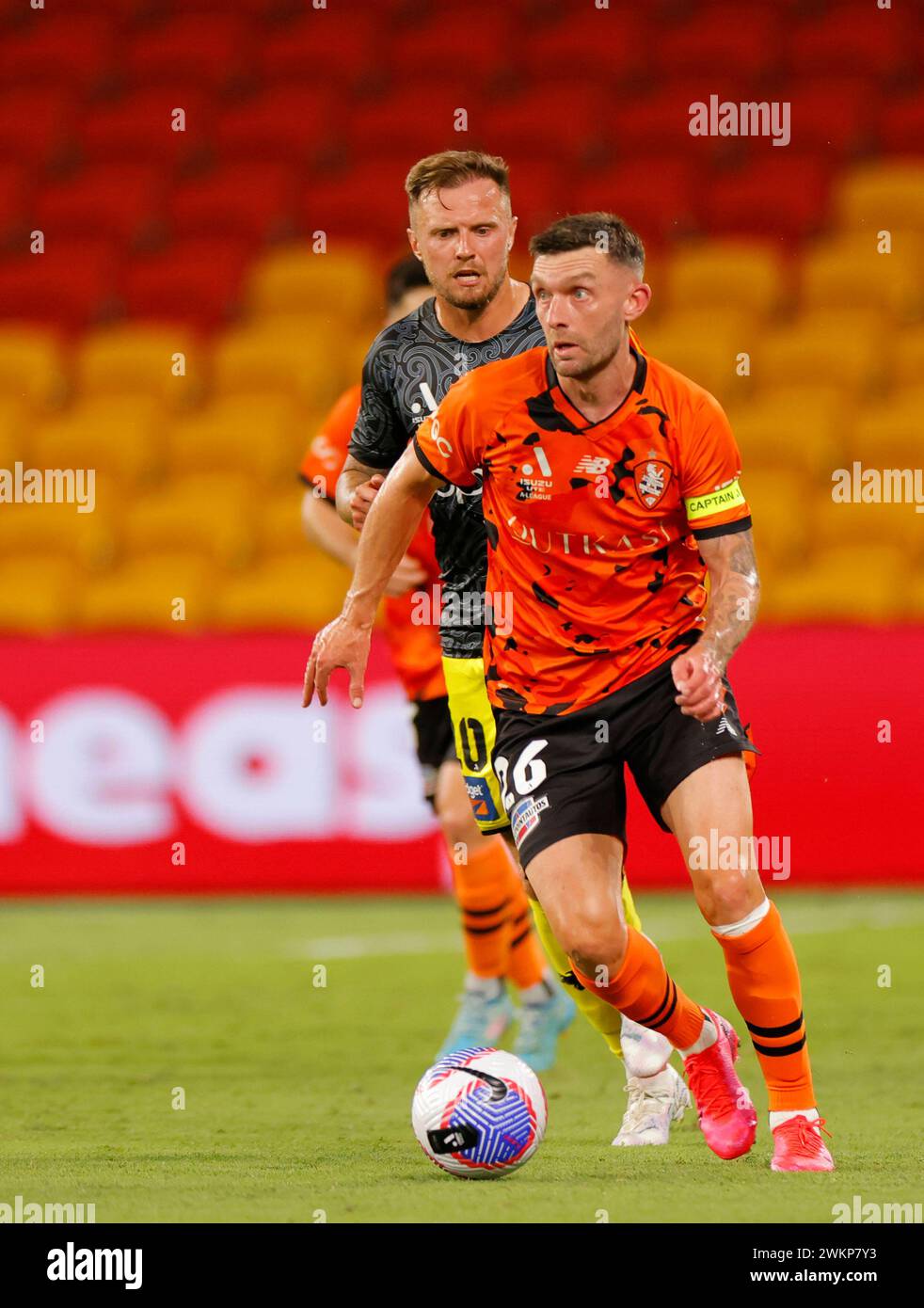 Brisbane, Australia. 2nd Feb 2024. James O'Shea (26 Brisbane) in action ...