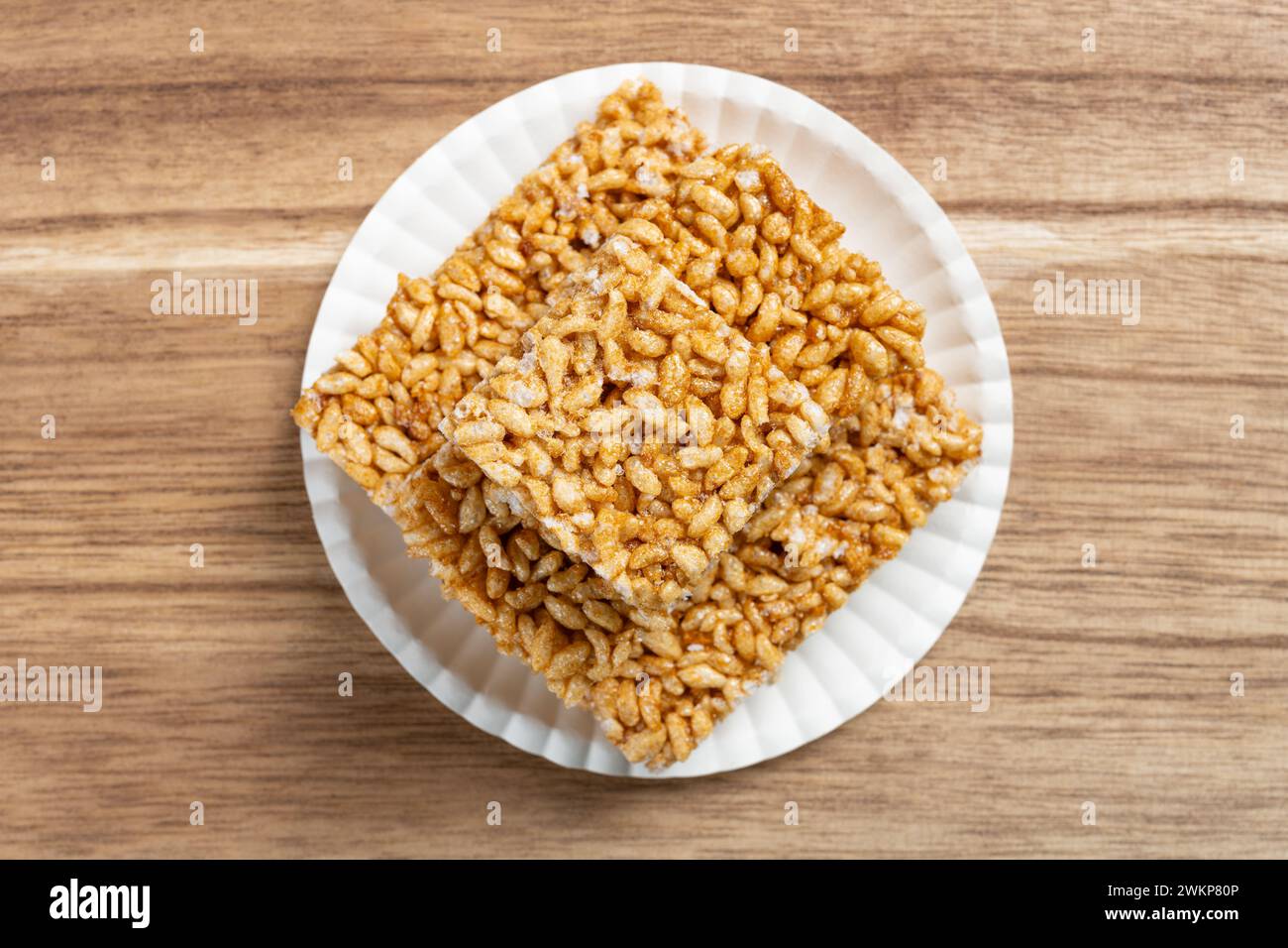 Top view puffed rice hi-res stock photography and images - Alamy