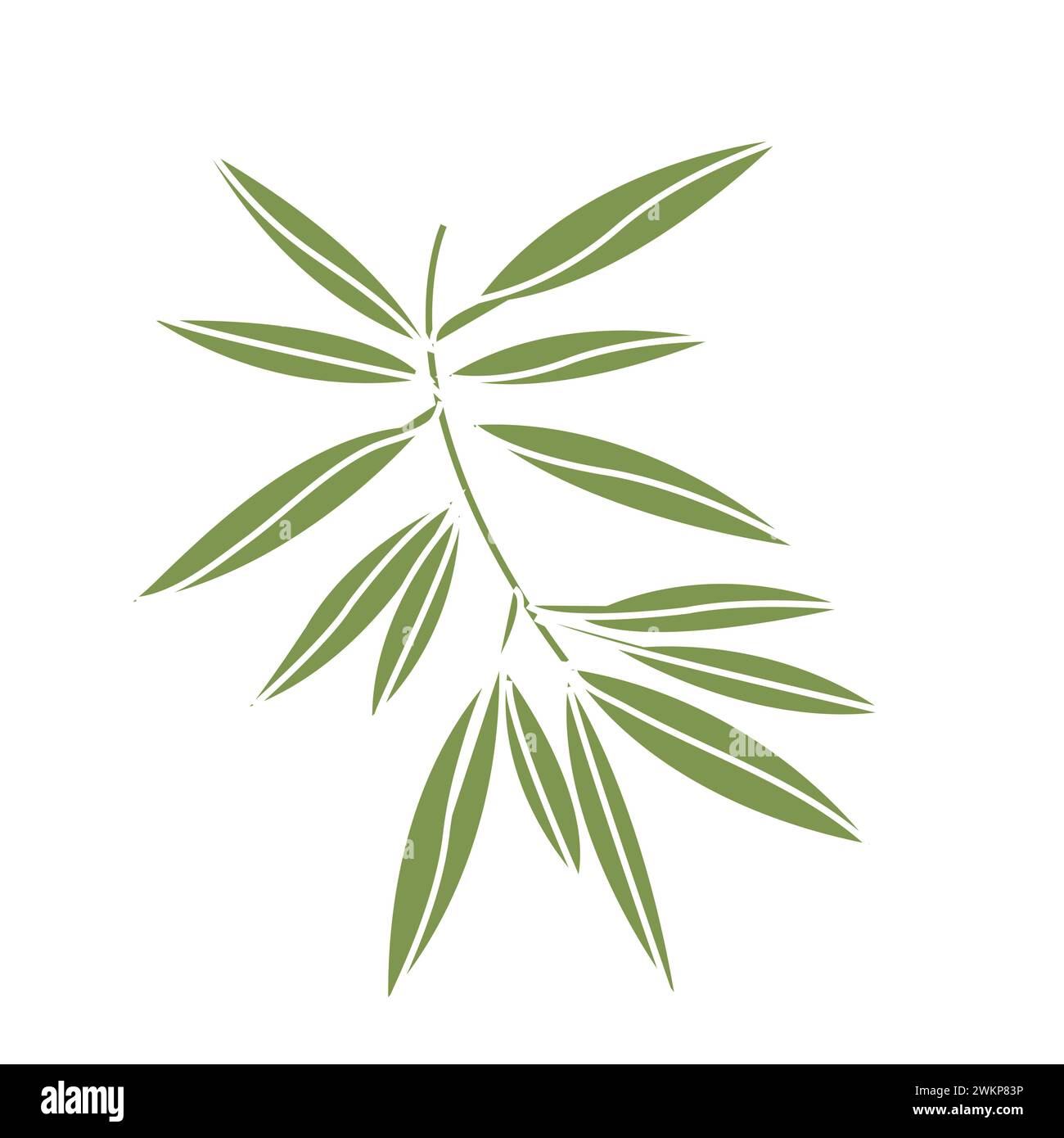 Olive branch. Simple icon for your design. Vector illustration Stock ...