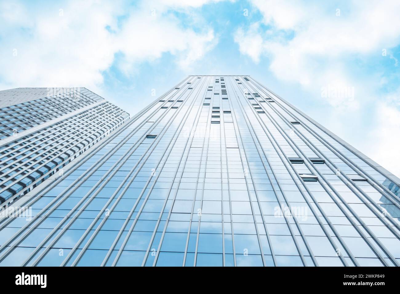 commercial buildings in a cloudy day horizontal composition Stock Photo ...