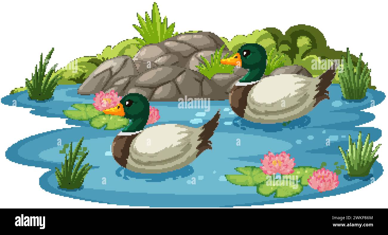 Wetland birds Stock Vector Images - Alamy