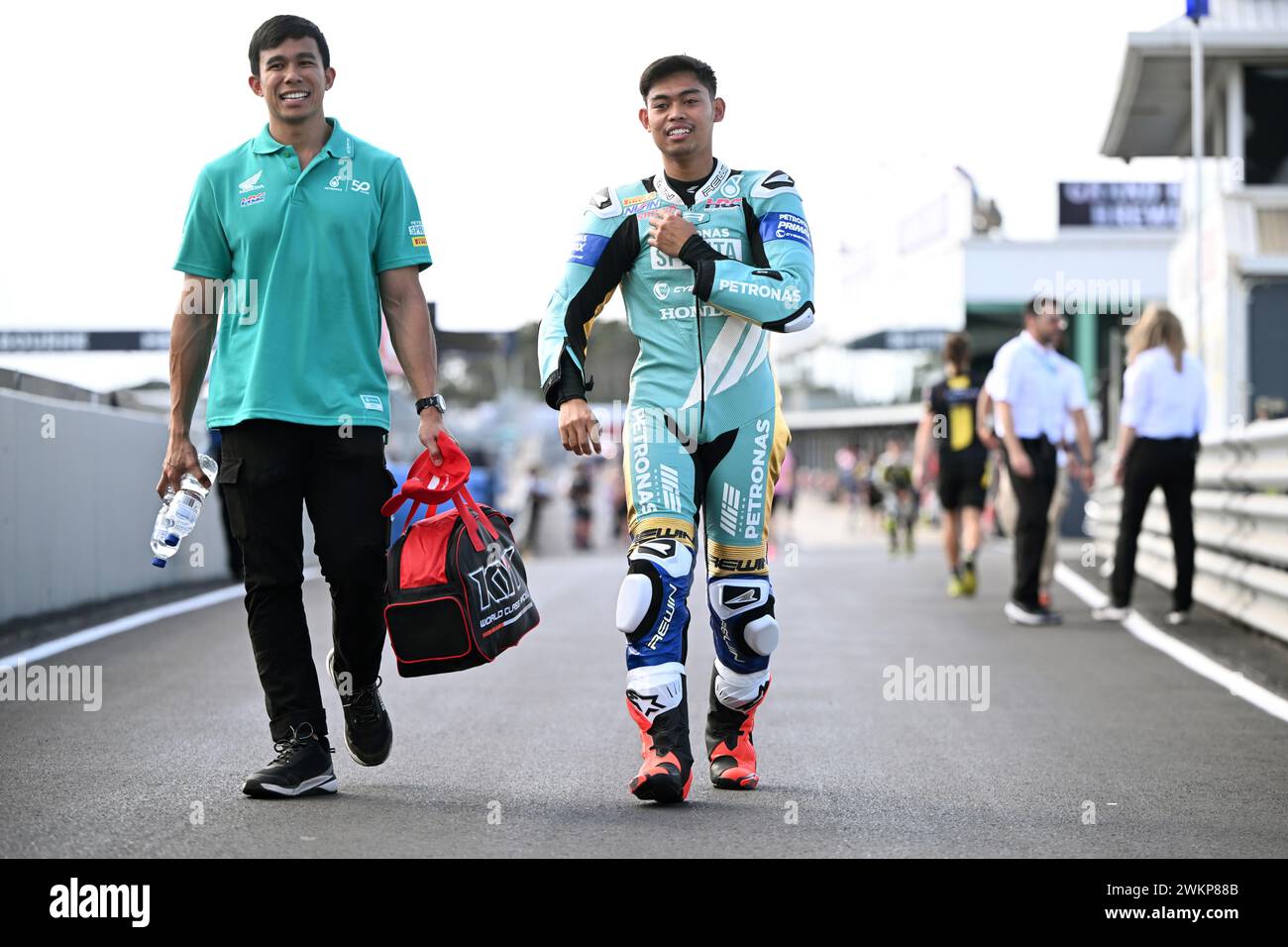 Phillip Island, Australia. 22nd Feb, 2024. Malaysian rider Adam ...