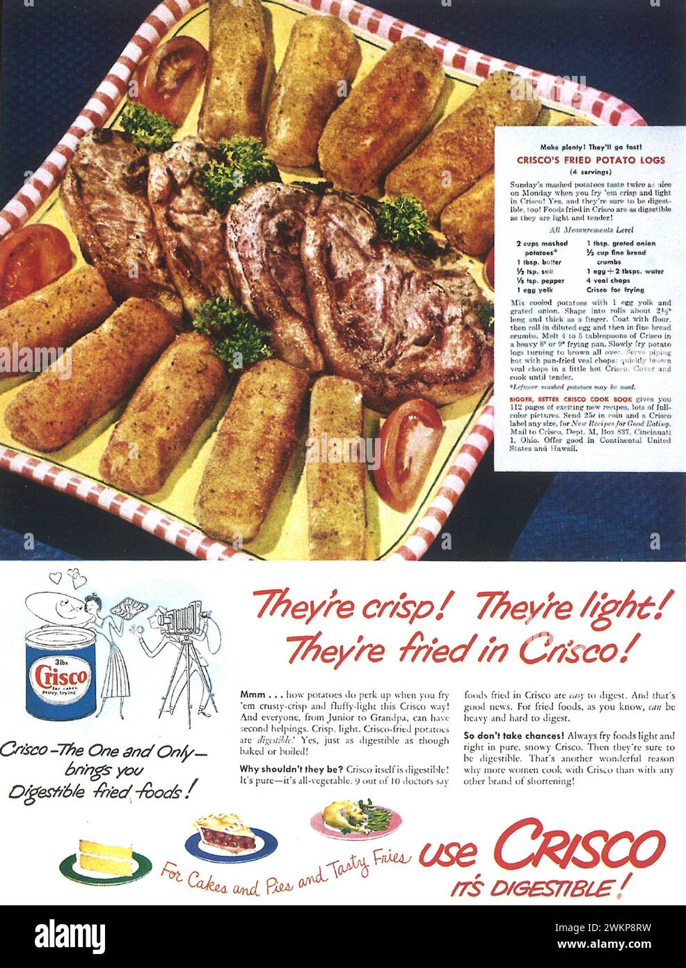 Crisco 1950s hi-res stock photography and images - Alamy