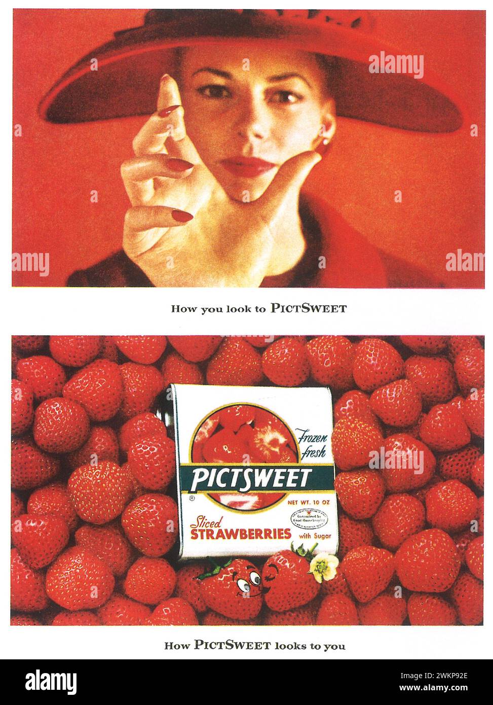 Frozen food ad Cut Out Stock Images & Pictures - Alamy