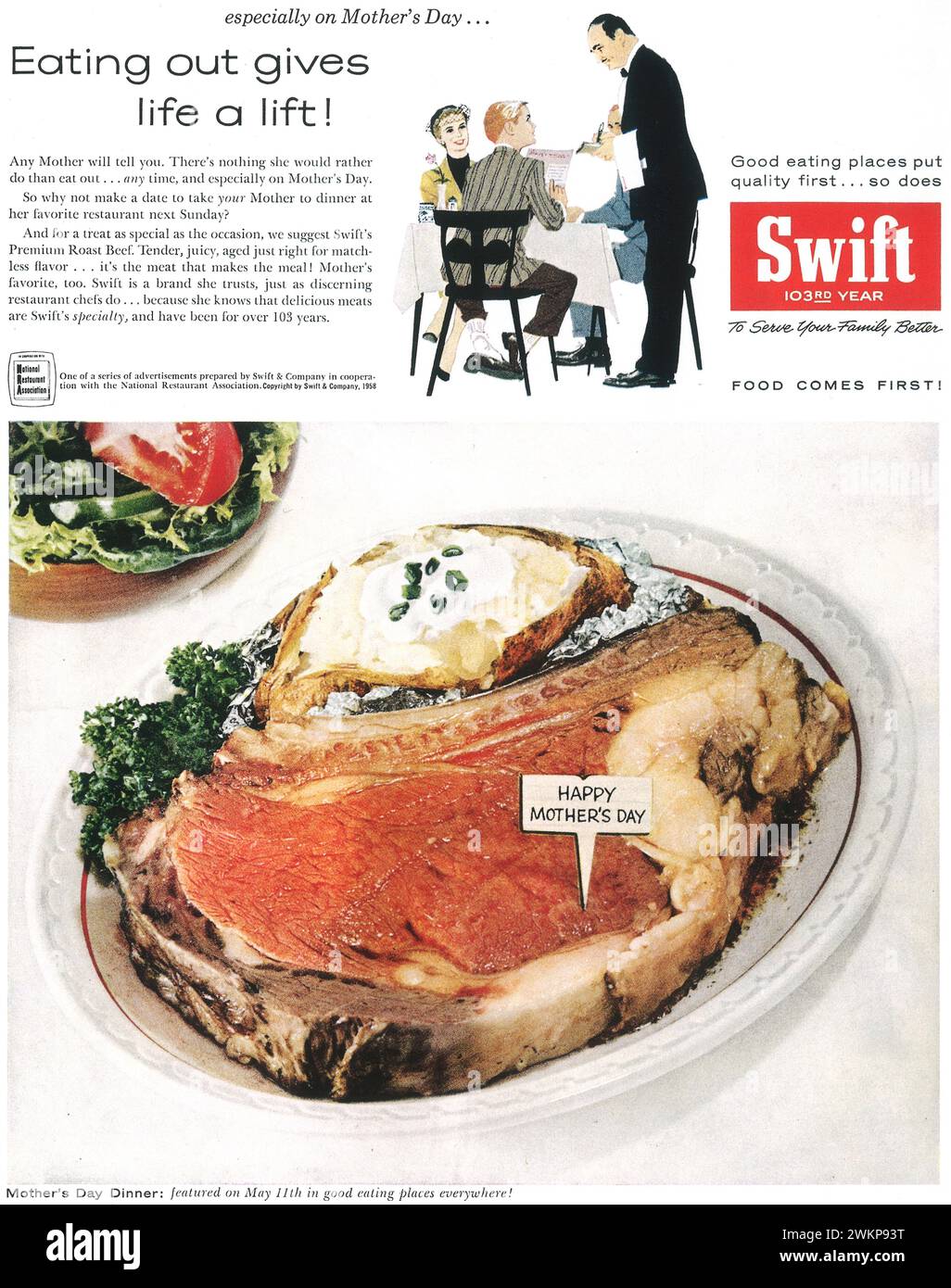 1950s adverts for food hi-res stock photography and images - Alamy