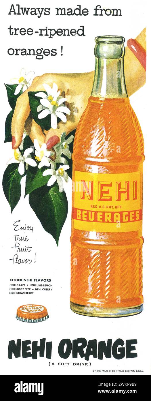 1950's drink ad hi-res stock photography and images - Alamy