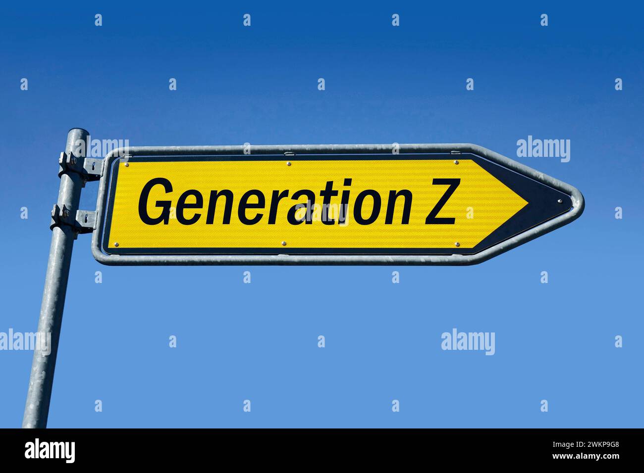 Wegweiser mit Generation Z Wegweiser mit Generation Z, 22.02.2024 ...