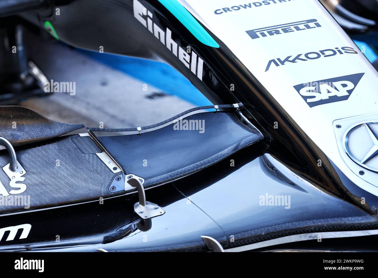 Mercedes w15 front wing hi-res stock photography and images - Alamy