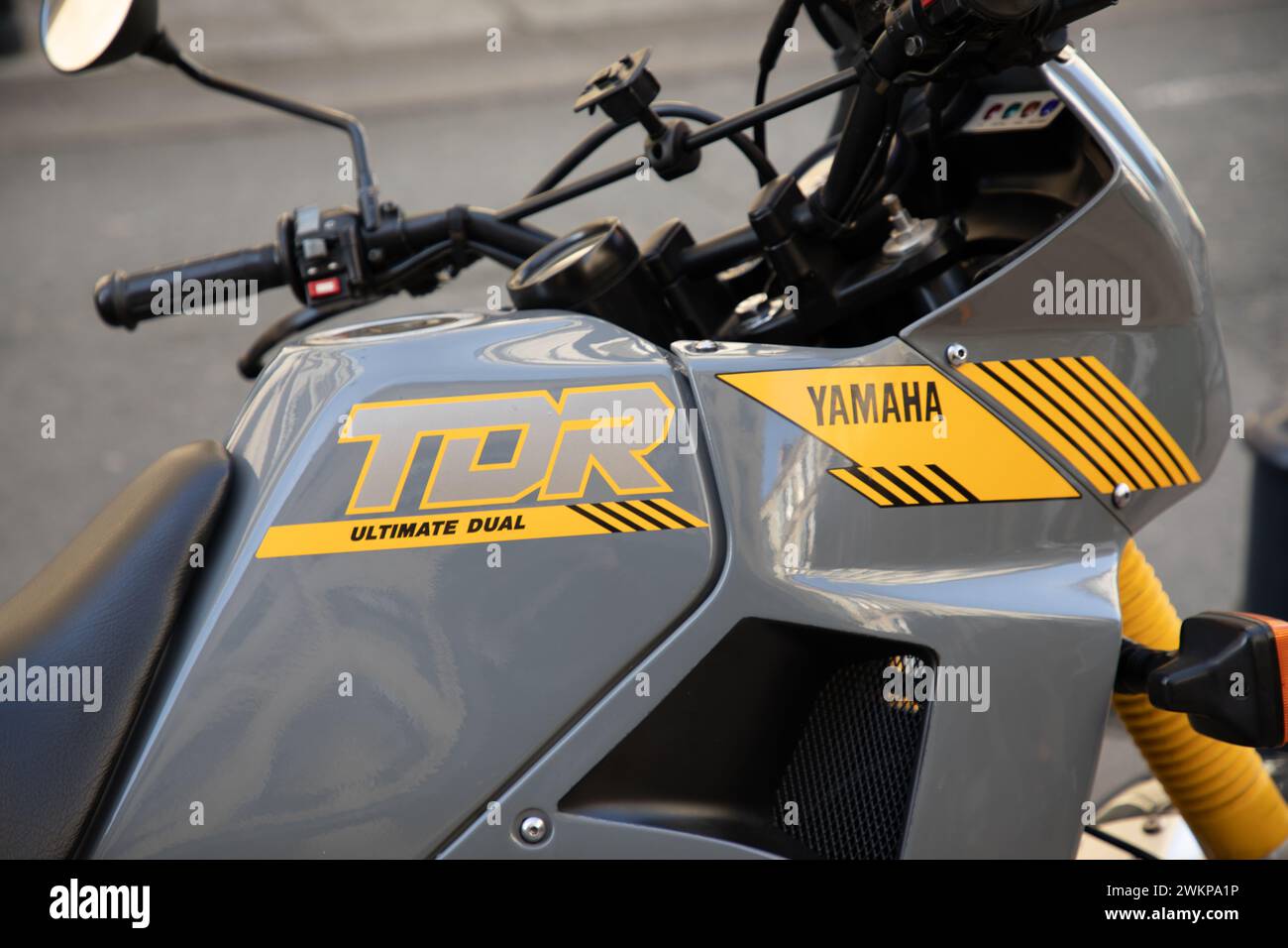 Bordeaux , France - 02 19 2024 : yamaha tdr 125 ultimate dual ...