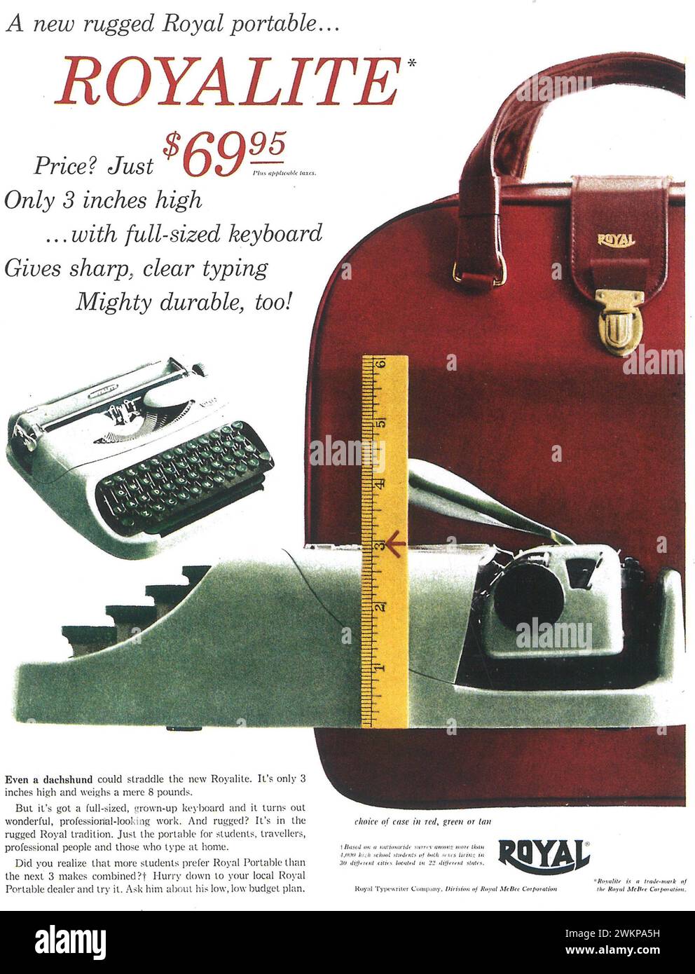 Typewriter 1950s hi-res stock photography and images - Alamy