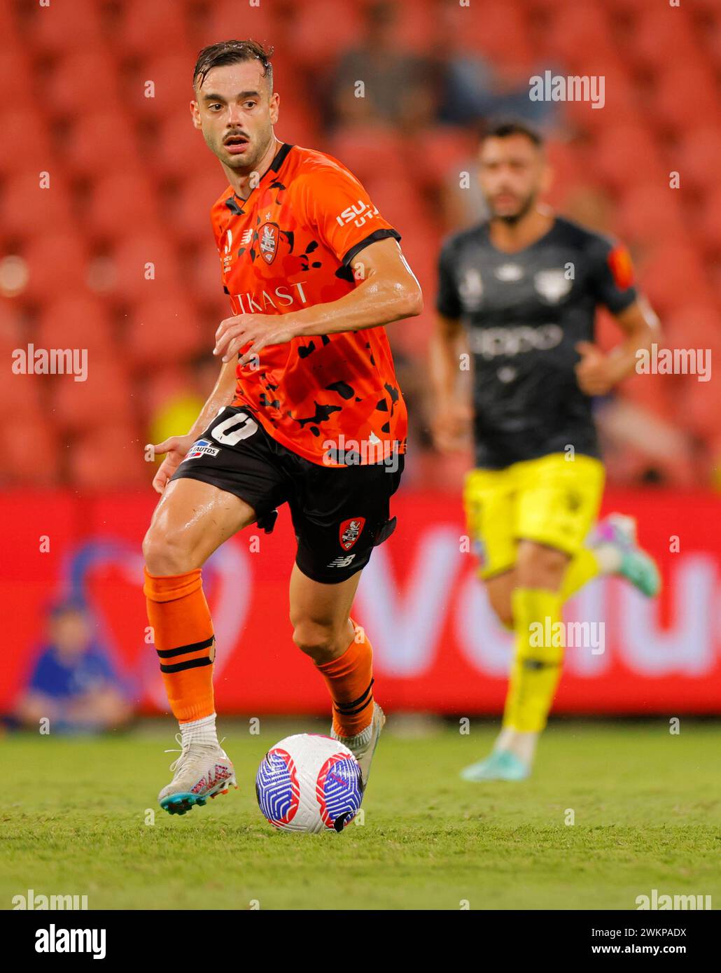 Brisbane, Australia. 2nd Feb 2024. Nikola Mileusnic (10 Brisbane) in ...