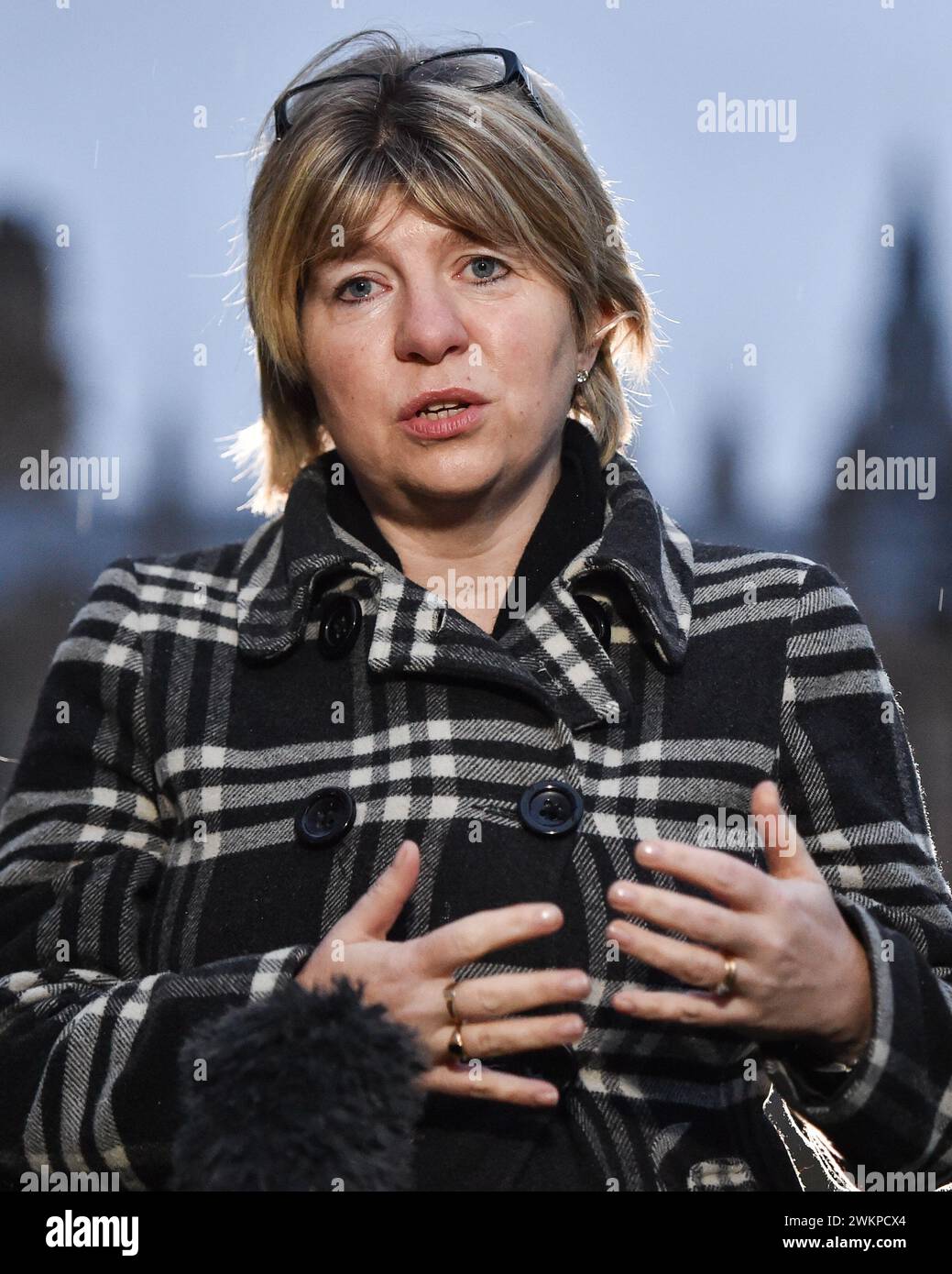 London, England, UK. 22nd Feb, 2024. Health Minister MARIA CAULFIELD is ...
