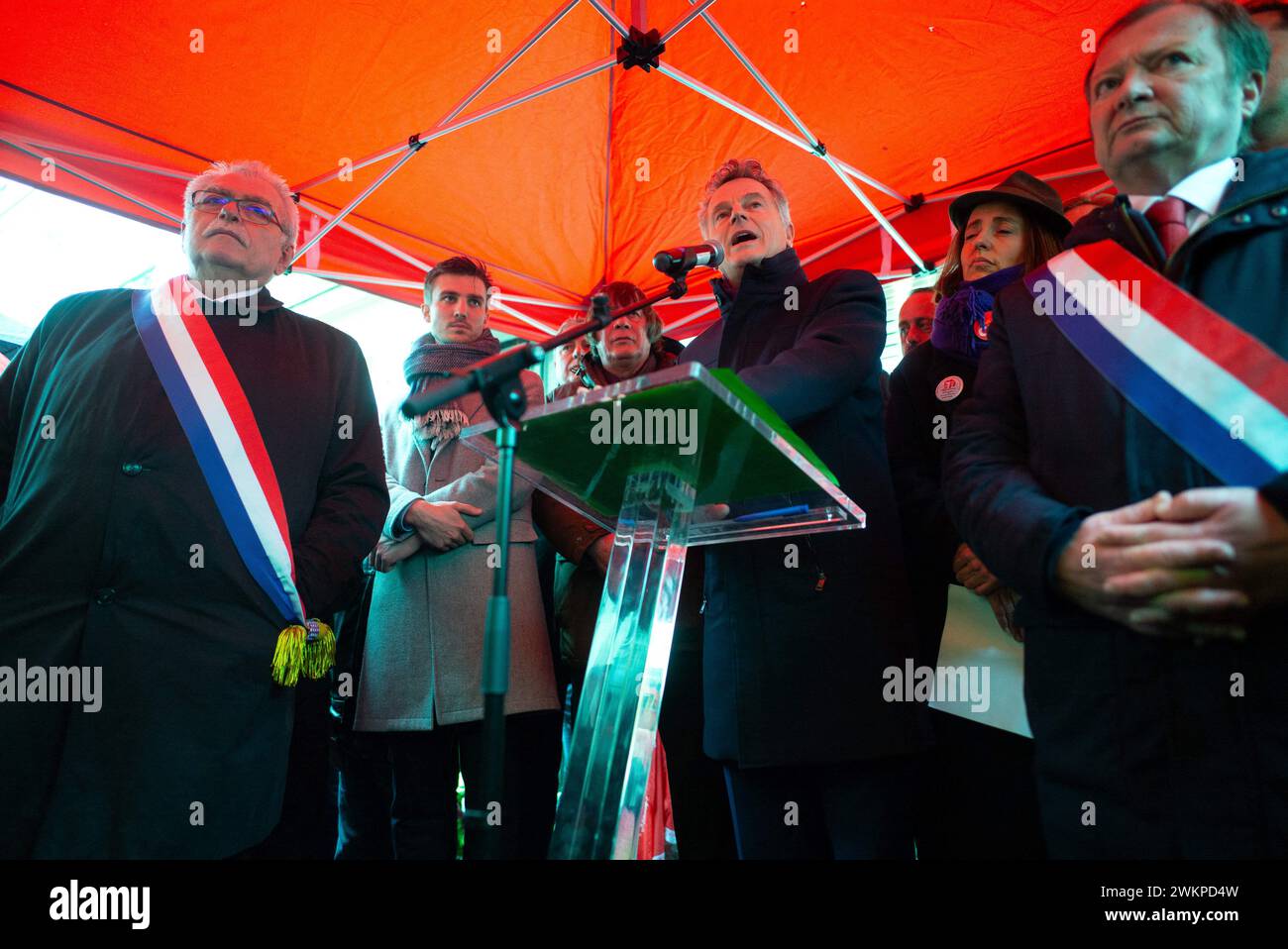 Communist (PCF) party's National Secretary Fabien Roussel, general ...