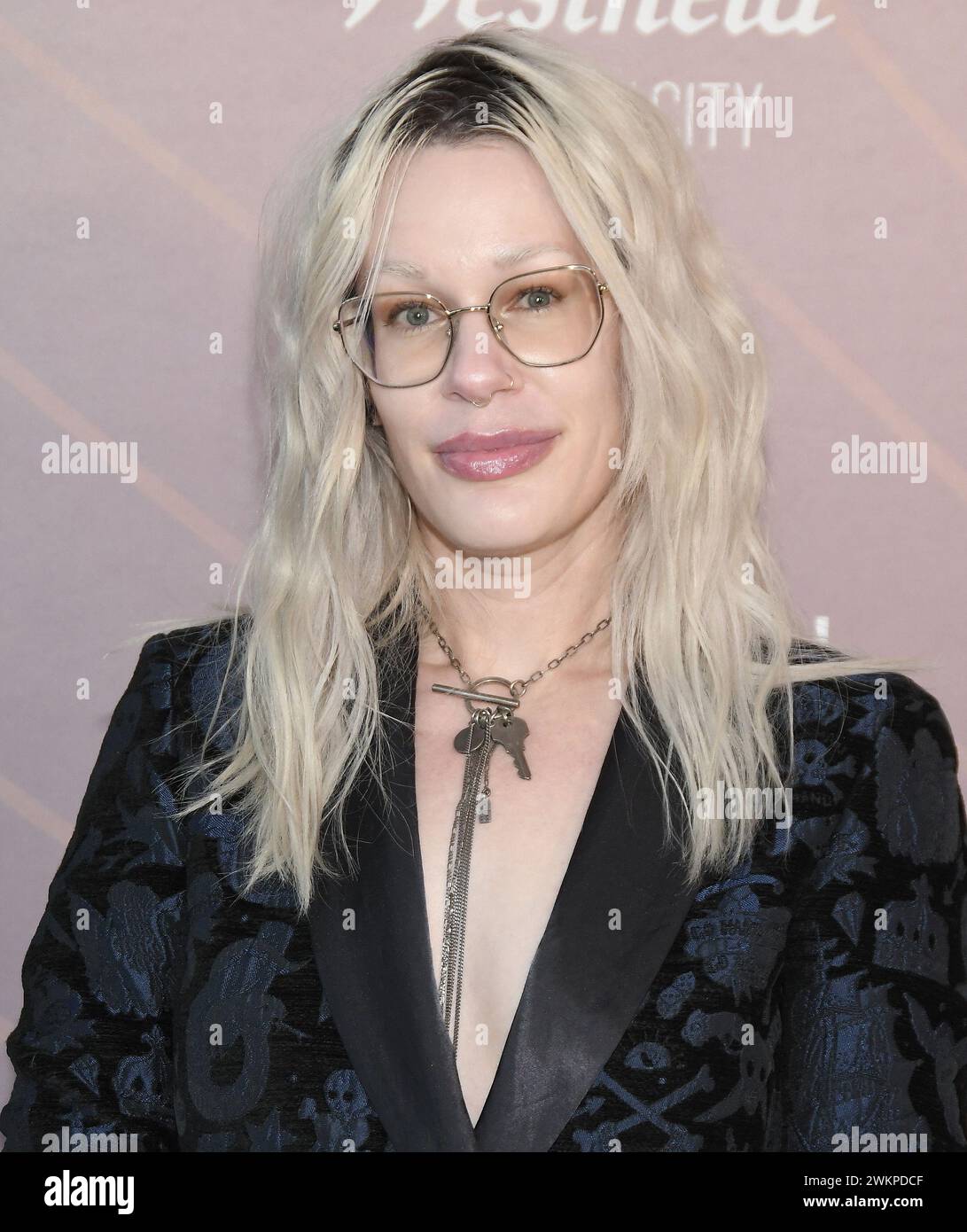 Los Angeles, USA. 21st Feb, 2024. Elizabeth Lancaster arrives at the ...