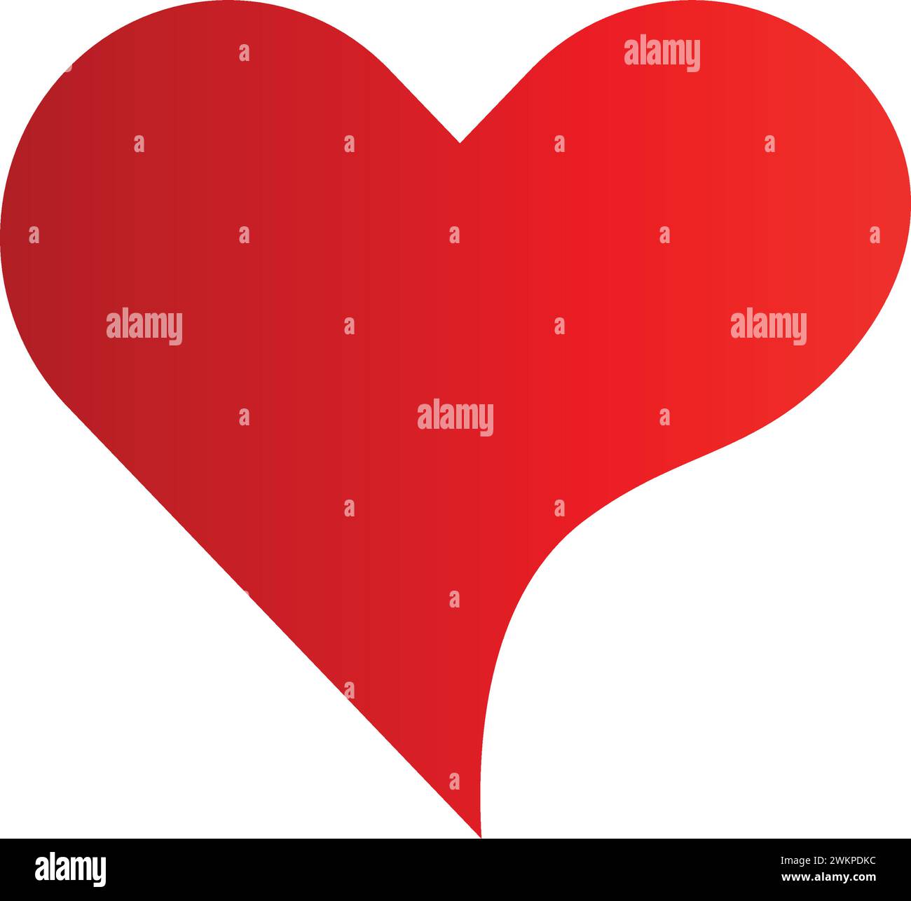 Red heart papercut background Cut Out Stock Images & Pictures - Alamy