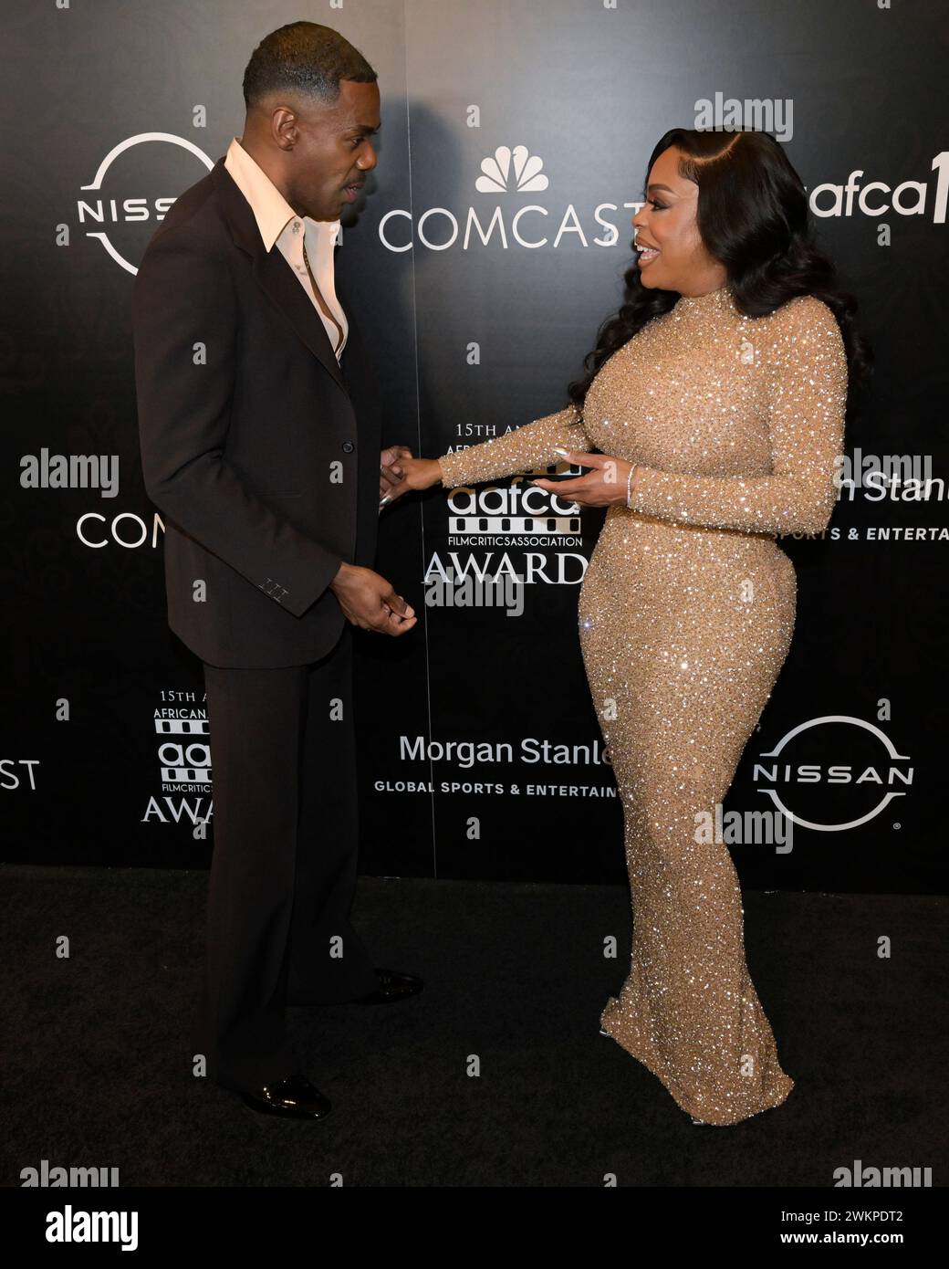 Beverly Hills, California, USA. 21st Feb, 2024. Colman Domingo and ...