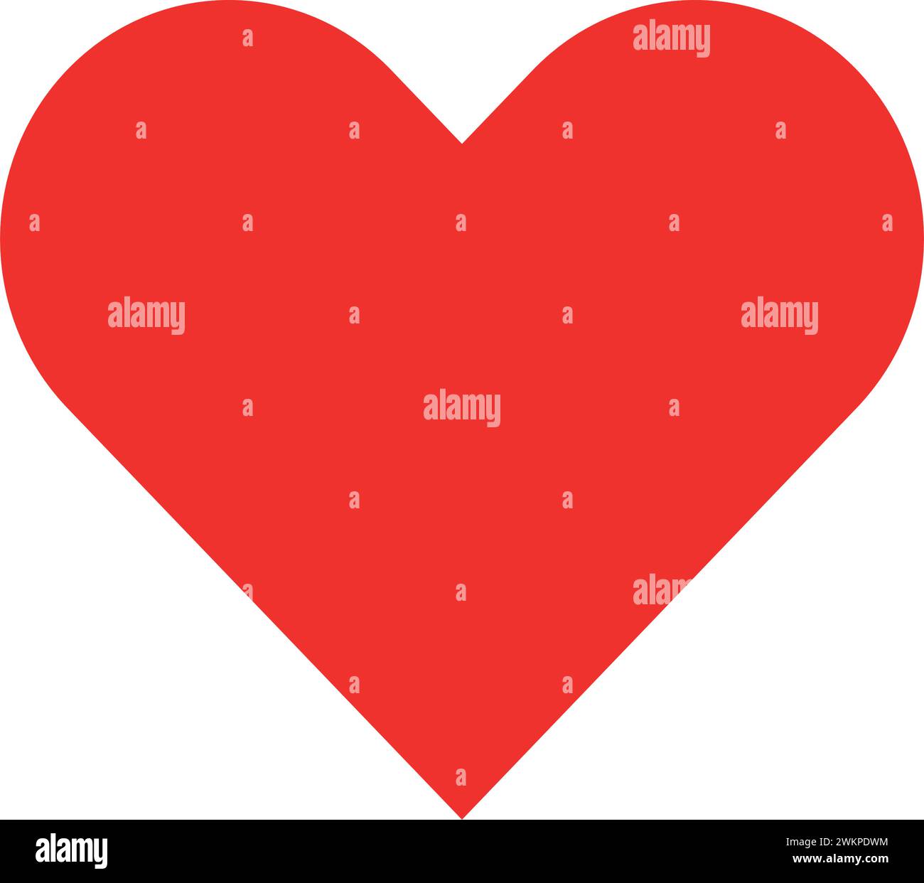 paper heart on a transparent background Stock Vector Image & Art - Alamy