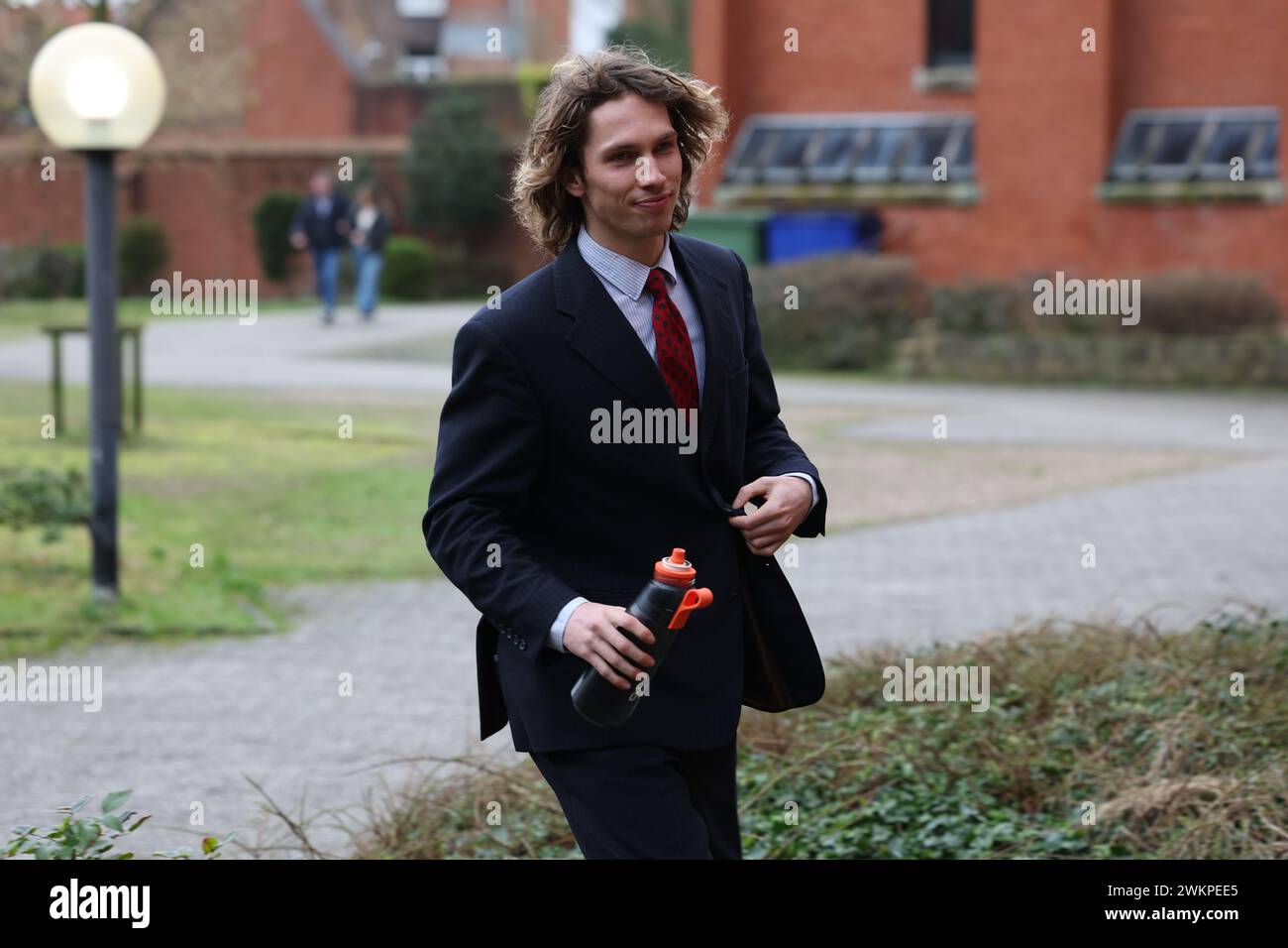 YouTuber Acid (Nathan Vandergunst) arrives for the verdict session in ...