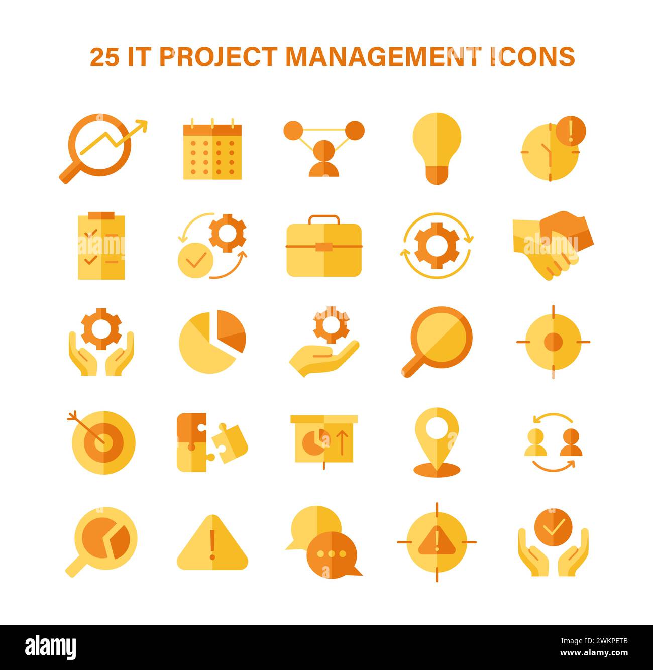 IT Project Management set. Comprehensive icons for teamwork, strategy ... IT Project Management set. Comprehensive icons for teamwork, strategy ...