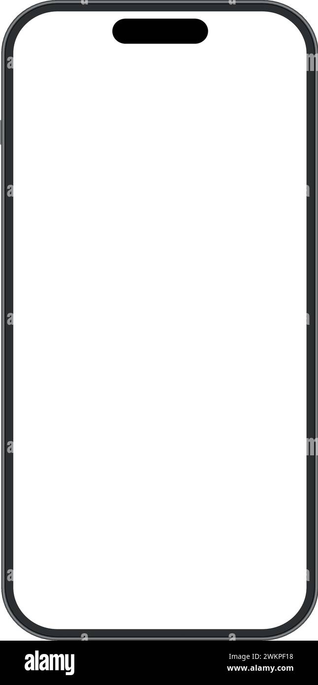 a phone in a transparent background in vector format Stock Vector Image ...